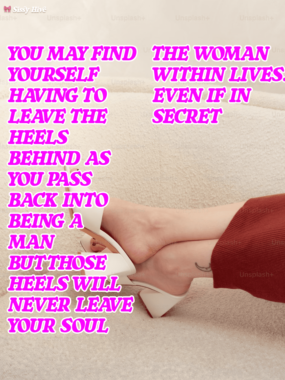 Best Sissy Heels Captions for Sissies